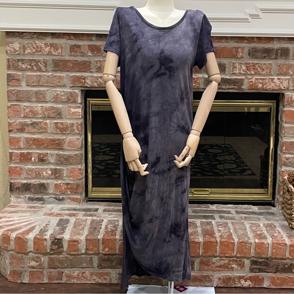 Gypsy Warrior | Dresses | Gypsy Warrior Tie Dyed Blue Maxi Dress M ...
